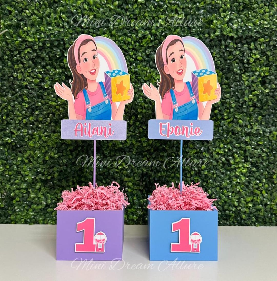 Ms.rachel Party Decorations, Ms.rachel Centerpieces, Rachel Party ...