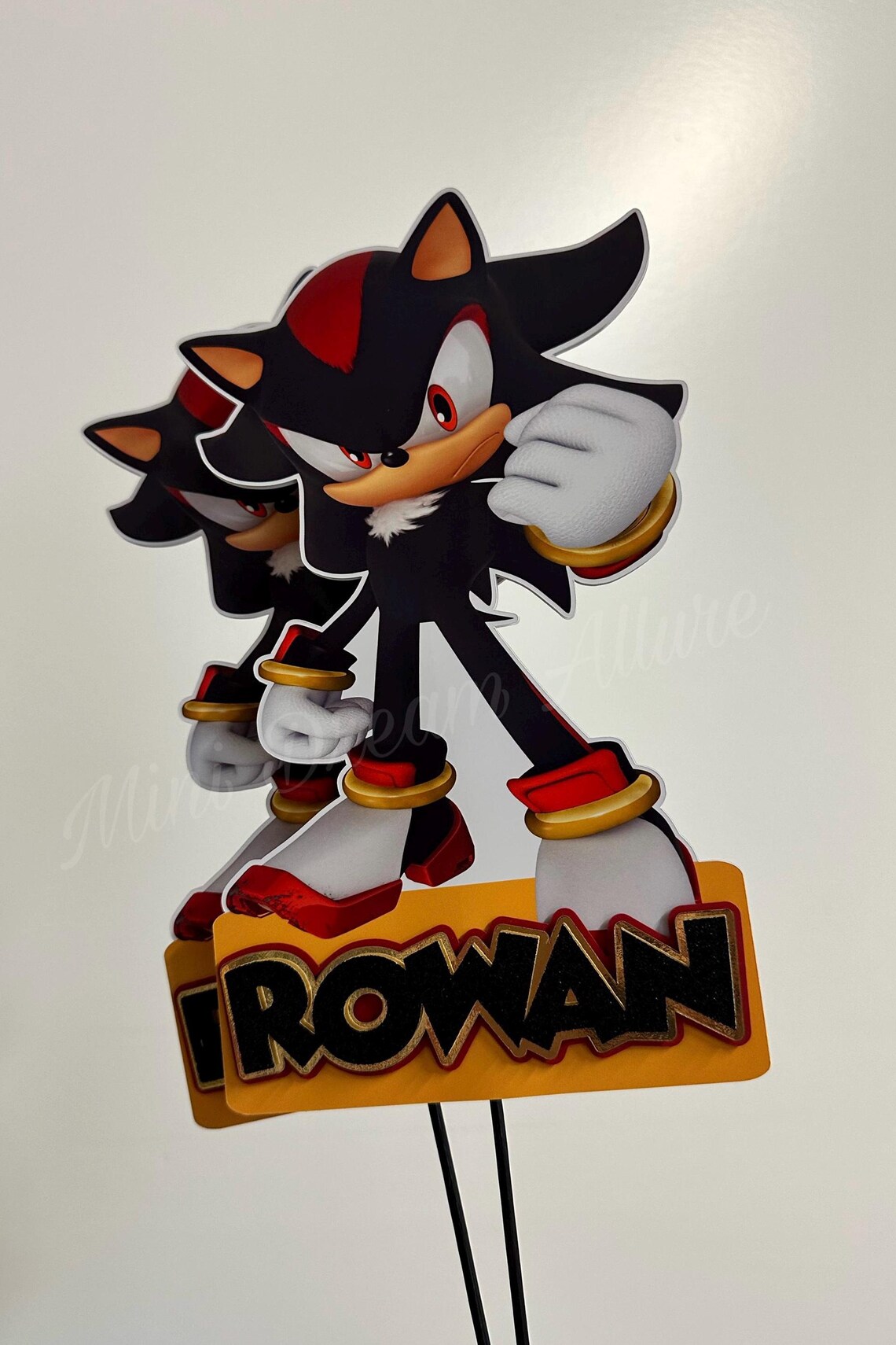 Sonic Party Decorations, Sonic Hedgehog Centerpieces, Shadow Party ...