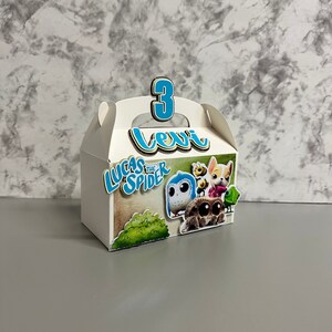 Lucas Party Favor Box, Spider Gable Box, Lucas Treat Box, Lucas Spidr ...