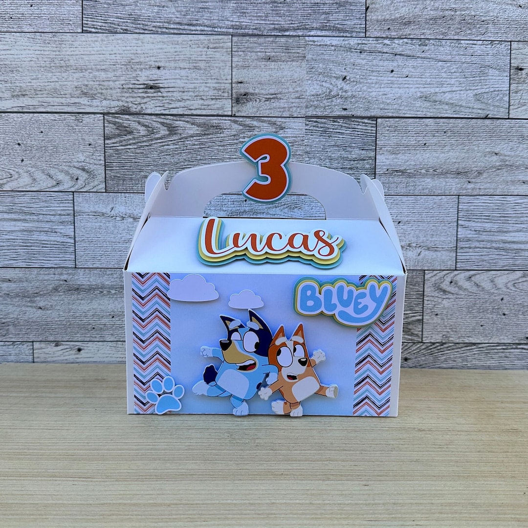 Bluey Birthday Boxes Bluey Treat Boxes Bluey Birthday Party - Etsy