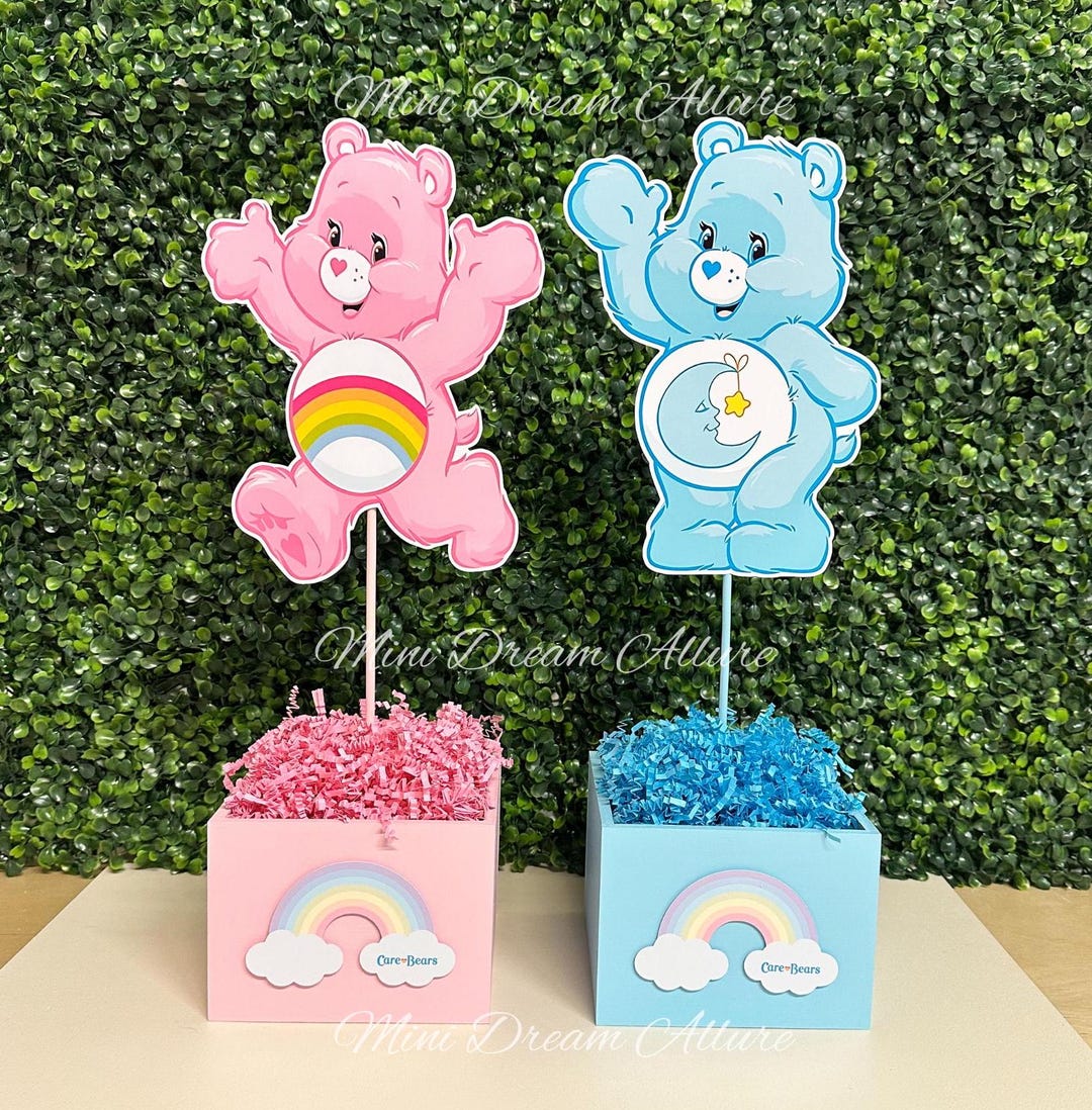 Care Bear Centerpieces, Care Bear Party Supplies, Care Bear Birthday ...