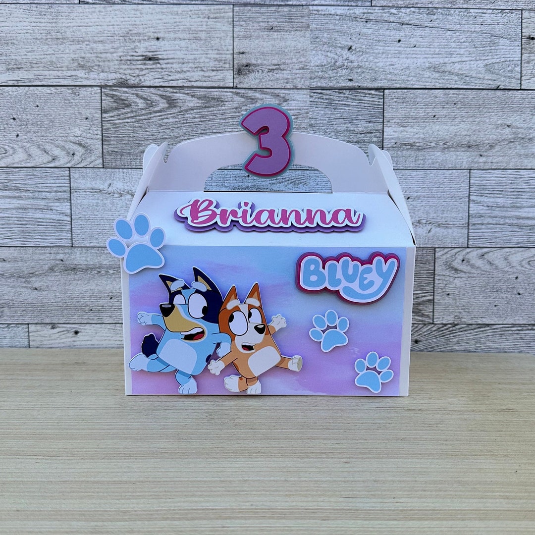 Bluey Birthday Boxes, Bluey Treat Boxes, Bluey Birthday Party, Bluey ...