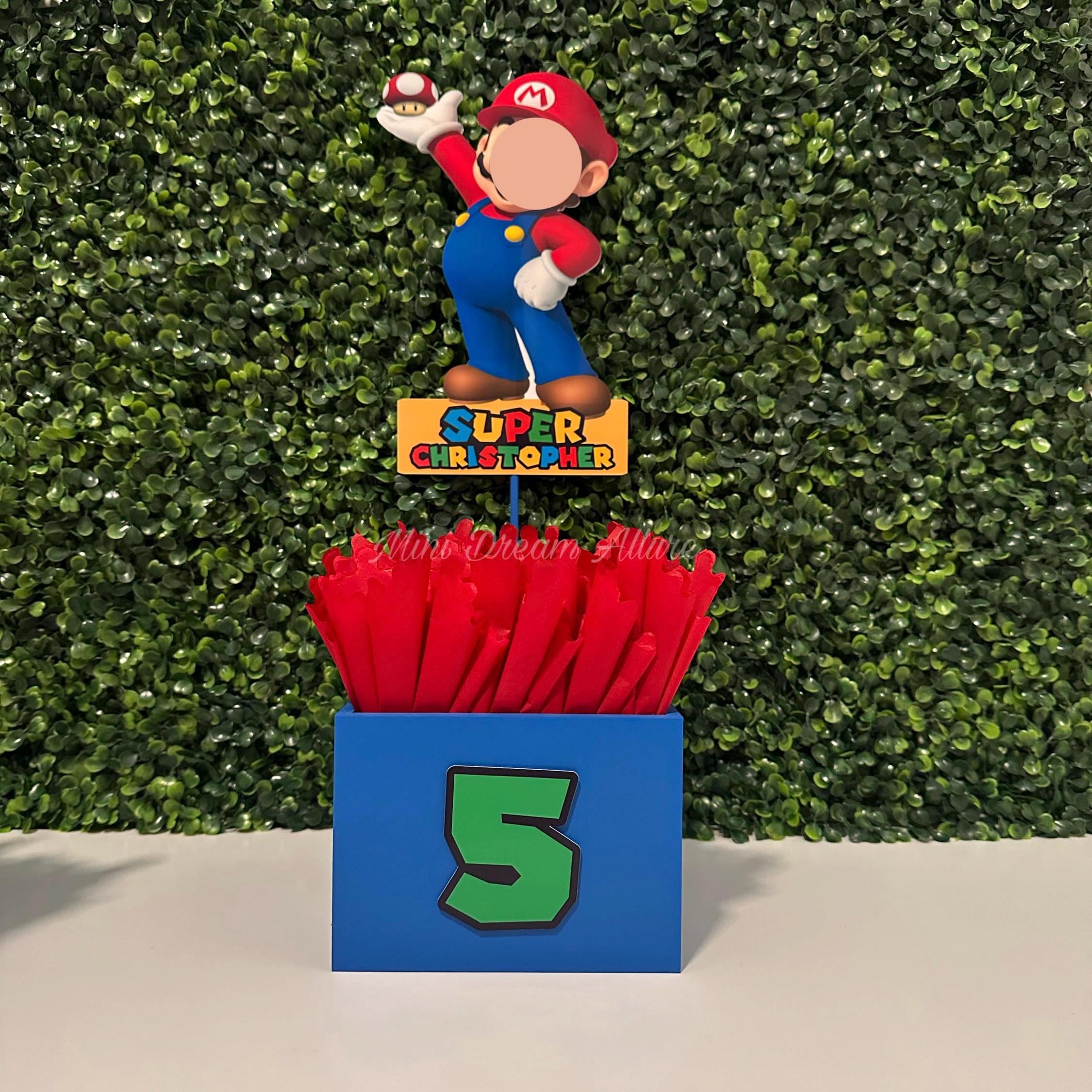 Mario Bros Party Decorations, Mario and Luigi Centerpieces, Party ...