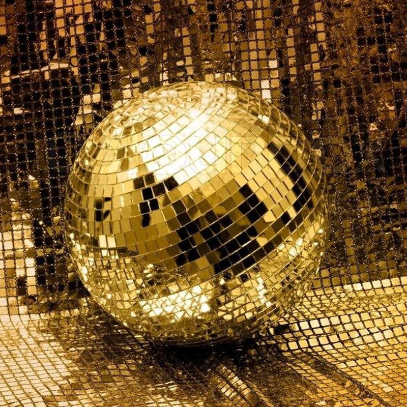 Gold Disco Ball - Etsy