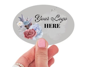 Personalized Logo Round Circle Sticker Labels Customizable Round Decals ...