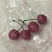 Pink Edible Glitter Faux Cherries for Vintage Girly Birthday Cake ...