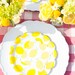 Lemon Themed Party Paper Plate Cups Napkins Cutlery Set for - Etsy