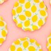 Lemon Themed Party Paper Plate Cups Napkins Cutlery Set for - Etsy