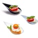Tear Drop Asian Spoon Mini Cup Appetizers With Forks for Hors - Etsy