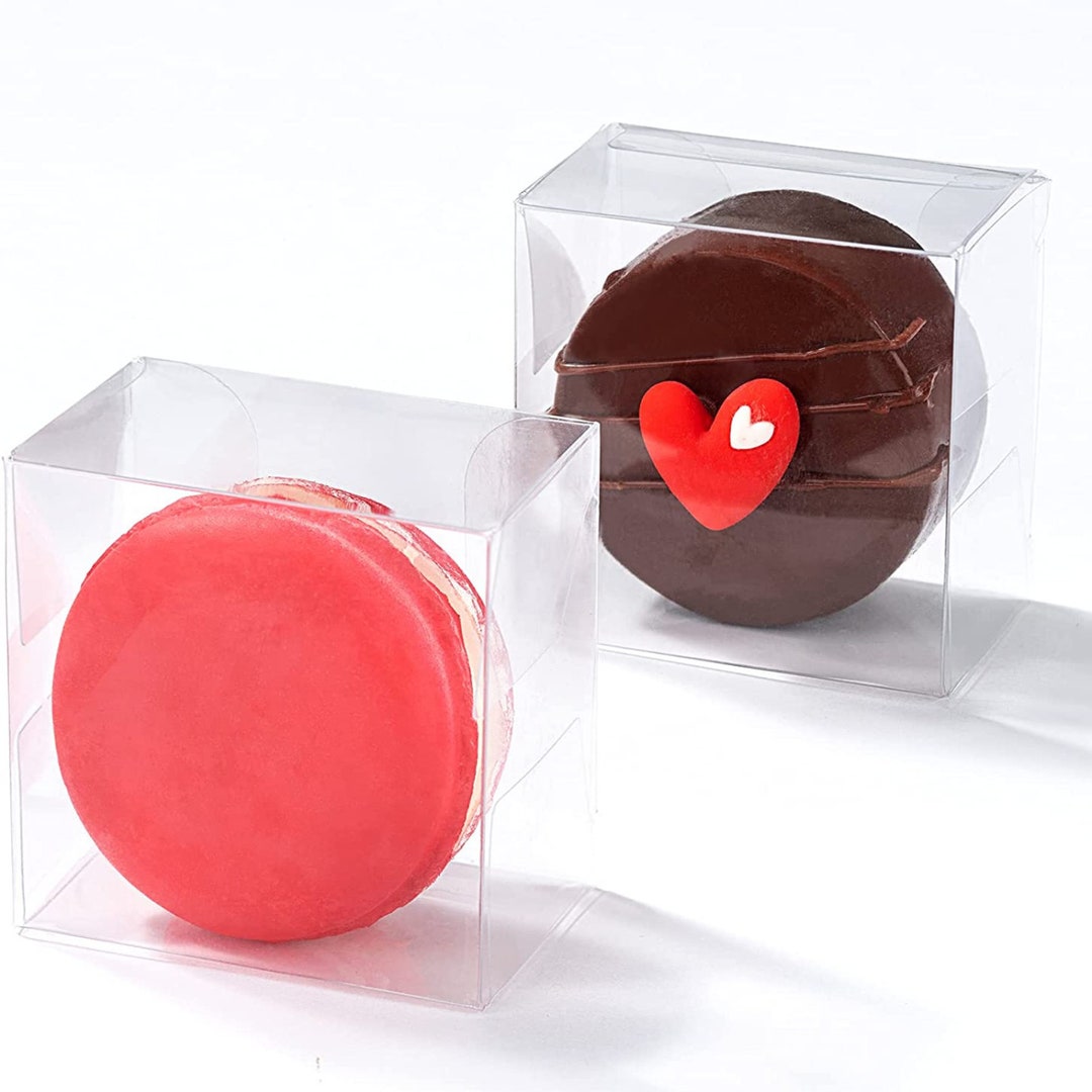 Oreo Macaron Clear Favor Box Packaging Set Dessert for Food Dessert ...