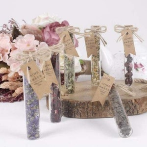 Test Tube Vial Spice Tea Favor Tubes With Cork Caps for Wedding Party ...