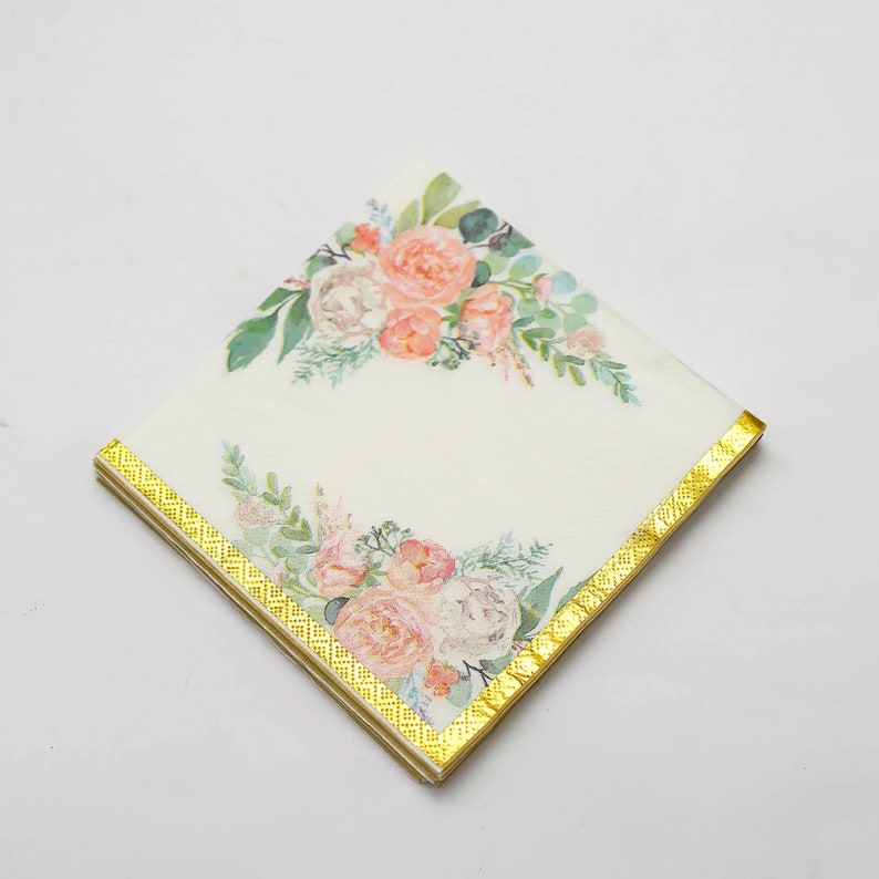 Paper Party Plates Floral Chinoiserie Print Fancy 8" Scallop Rim ...