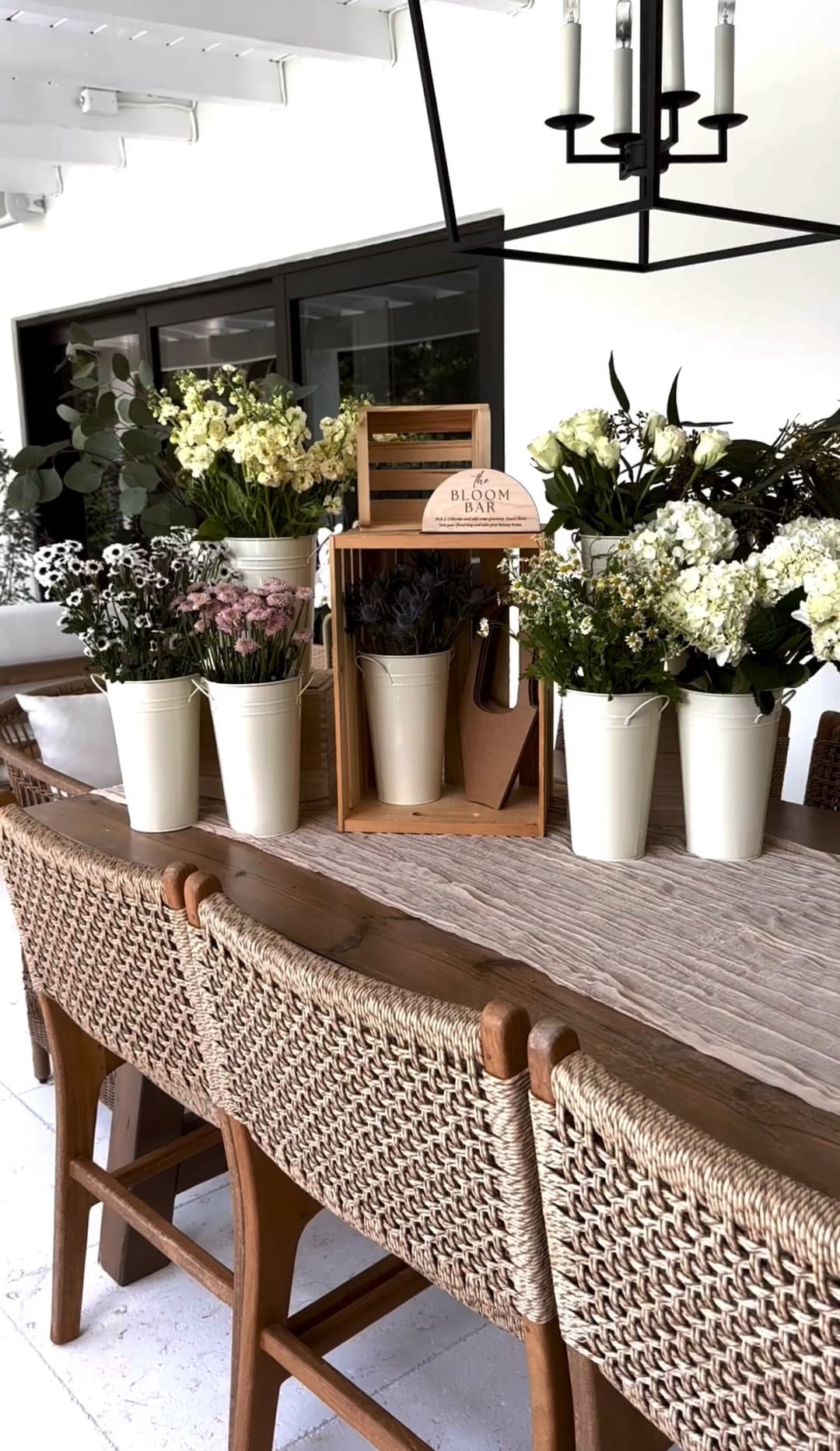 DIY Flower Bar Kit Bouquet Bar for Make Your Own Bouquet Station White ...