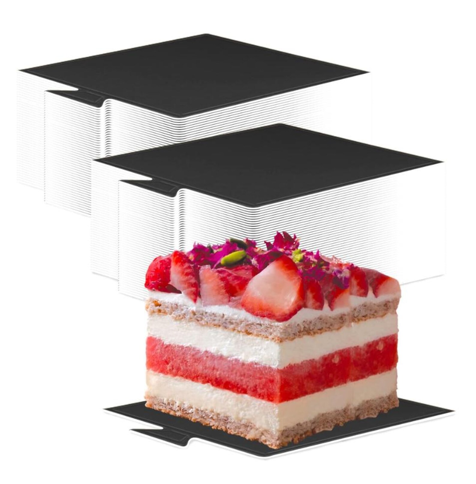 DIY Mini Cake Favor Set Cake Boards W/mini Forks for Dessert Display ...