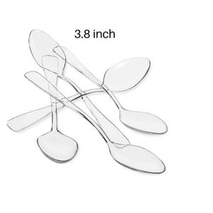 Soup Appetizer Plastic Mugs Cups Mini Spoons Set for Food Display ...
