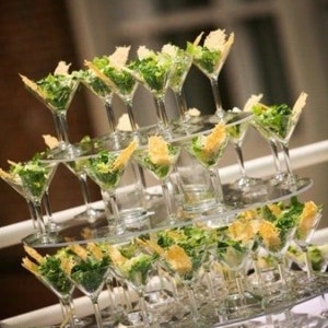 Salad Appetizer Cups Dressing Bottle Mini Forks Set for Food Display ...