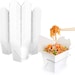 White Chinese Take Out Boxes W/chopsticks Set Appetizer - Etsy