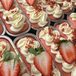 Mini Cake Tins Favor Box Set W/spoon Dessert Wedding Favor Catering ...