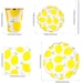 Lemon Themed Party Paper Plate Cups Napkins Cutlery Set for - Etsy