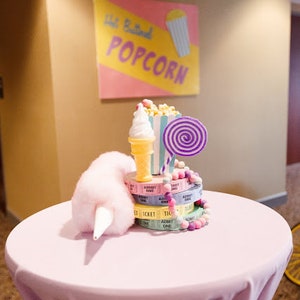 Raffle Tickets Roll Pink Yellow Pastel Admit One Ticket for Carnival ...