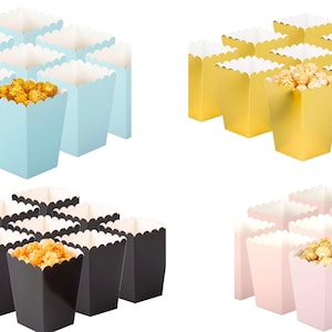Striped Popcorn Cups for Party Wedding Favor Snacking Bridal Shower ...