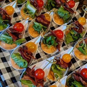 Tear Drop Asian Spoon Mini Cup Appetizers With Forks for Hors D'oeuvres ...