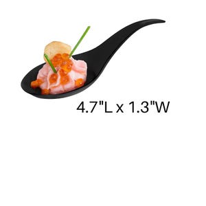 Teardrop Asian Spoon Mini Cups With Forks: Appetizer Dessert Catering ...