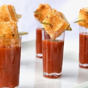 Soup Appetizer Acrylic Glasses Cups Mini Spoons or Toothpicks Set for ...