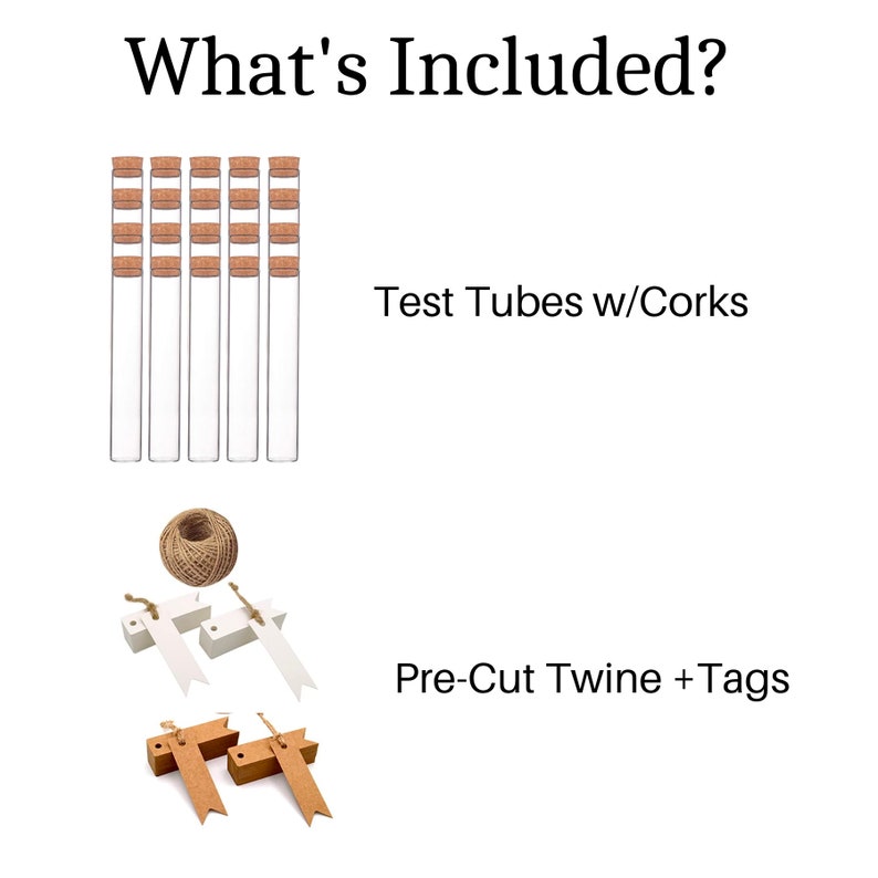 Test Tube Vial Spice Tea Favor Tubes With Cork Caps for - Etsy