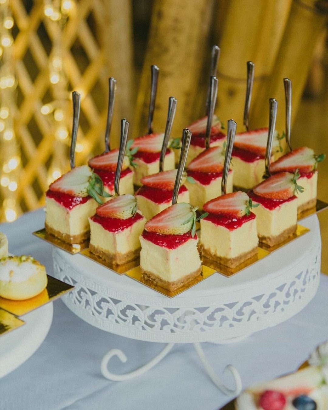DIY Mini Cake Favor Set Cake Boards W/mini Forks for Dessert Display ...
