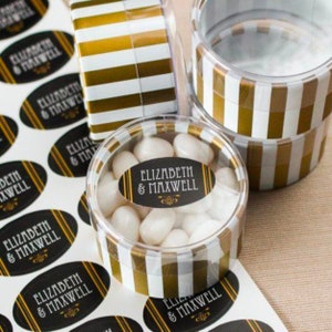 Personalized Logo Oval Sticker Labels Customizable Oval Decals for ...