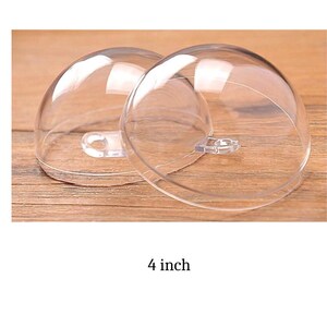Acrylic Sphere Charcuterie Dessert Salad Cups for Food Display ...
