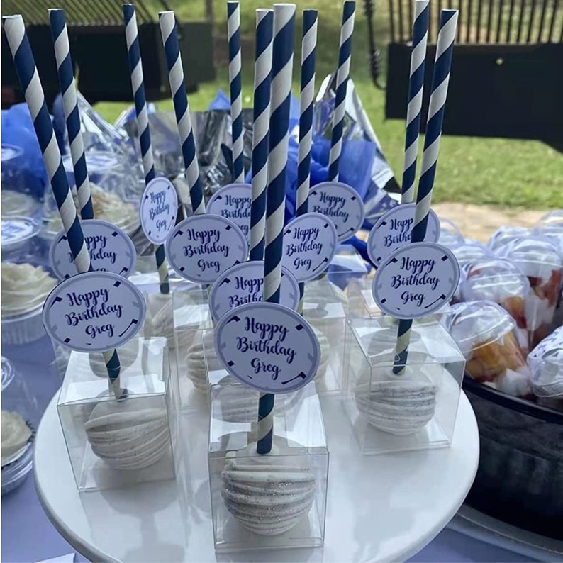 Cake Pop Clear Favor Box Packaging Set Dessert With Ribbon for - Etsy