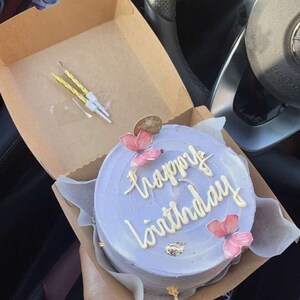 Mini Cake Birthday Gift Box Set W/wooden Spoon Dessert Favor Catering ...