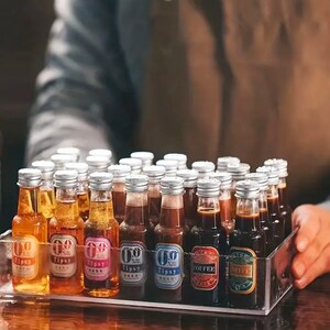 1 Oz Mini Plastic Liquor Bottles Small Salad Bottles Mini Shot Alcohol ...