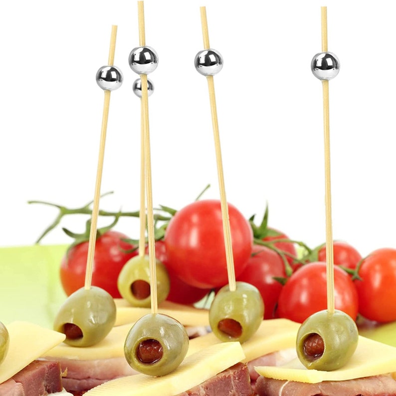 Silver Charcuterie Toothpicks for Charcuterie Food Display - Etsy