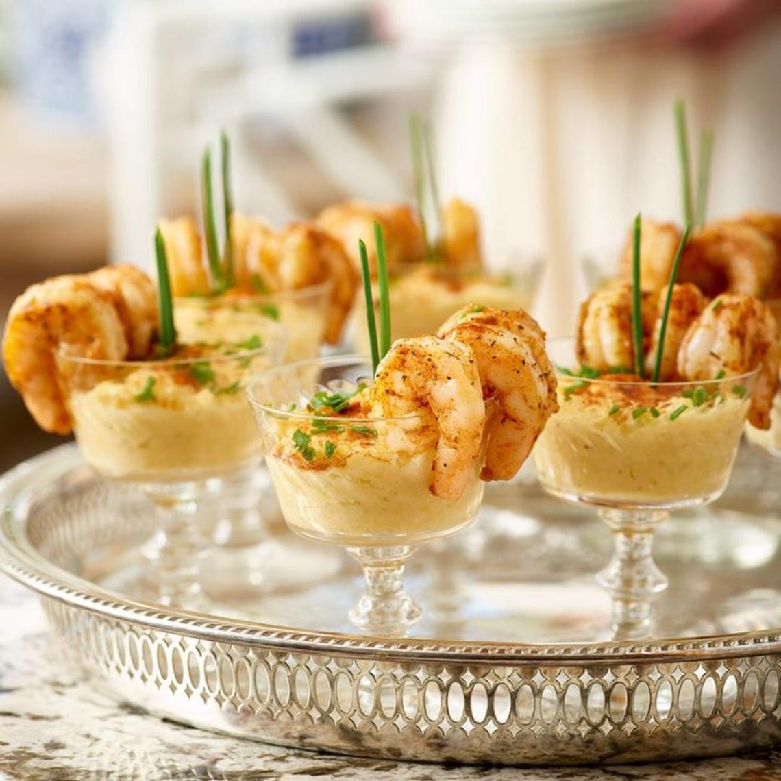 Mini Acrylic Appetizer Cups With Forks: Shrimp Cocktail Dessert Display ...