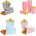 Striped Popcorn Cups for Party Wedding Favor Snacking Bridal - Etsy