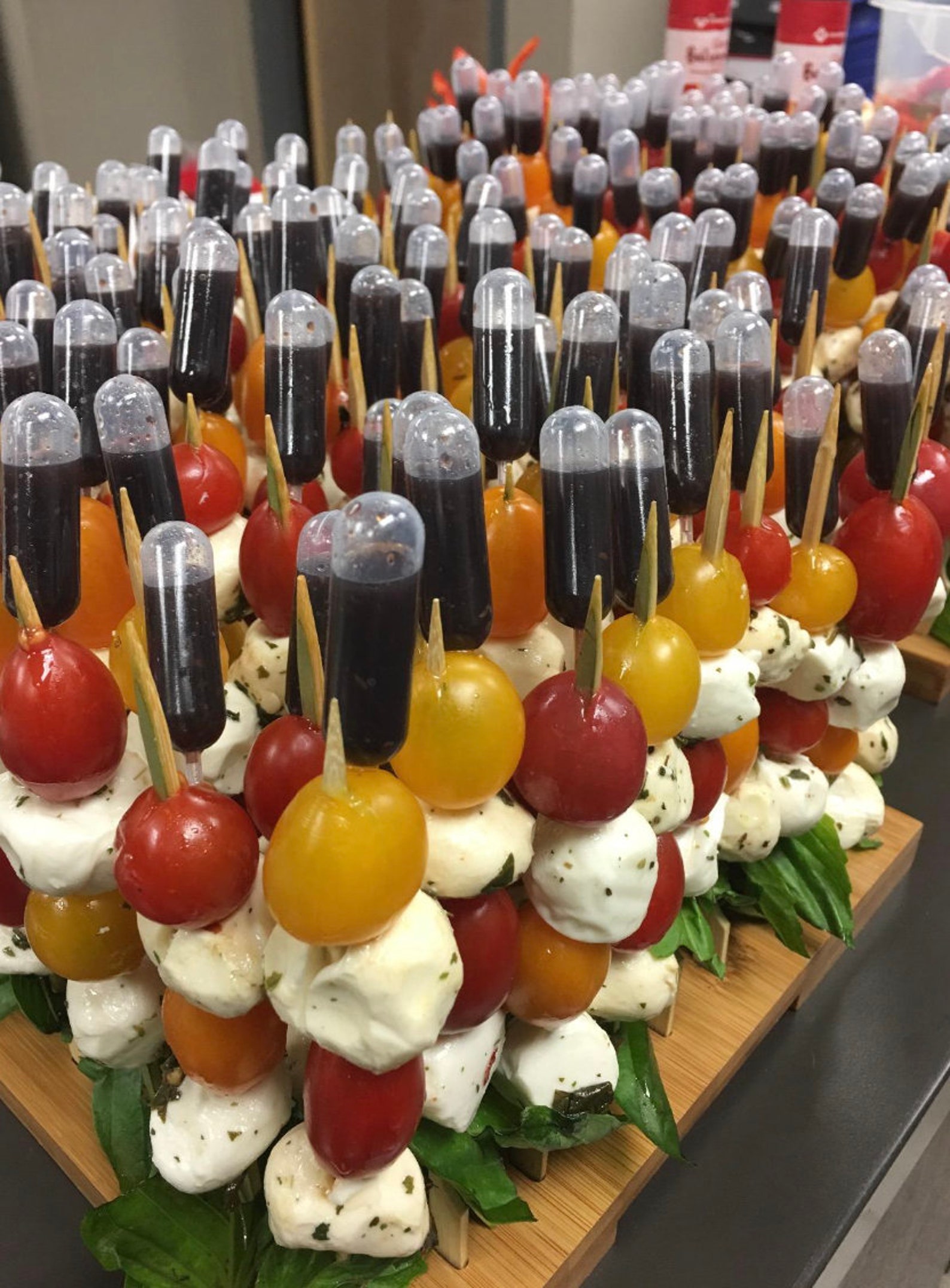 Salad Appetizer Cups Dressing Pipettes Mini Forks Set for Food Display ...