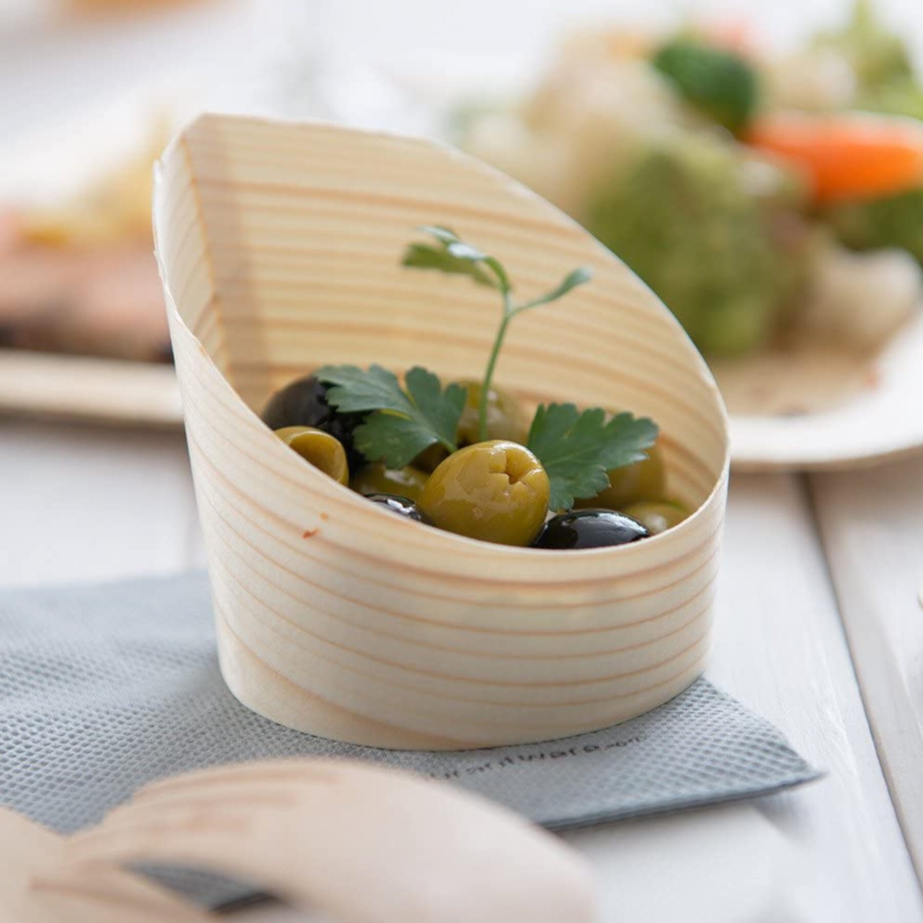 Charcuterie Appetizer Bamboo Cups and Toothpicks for Food - Etsy Canada