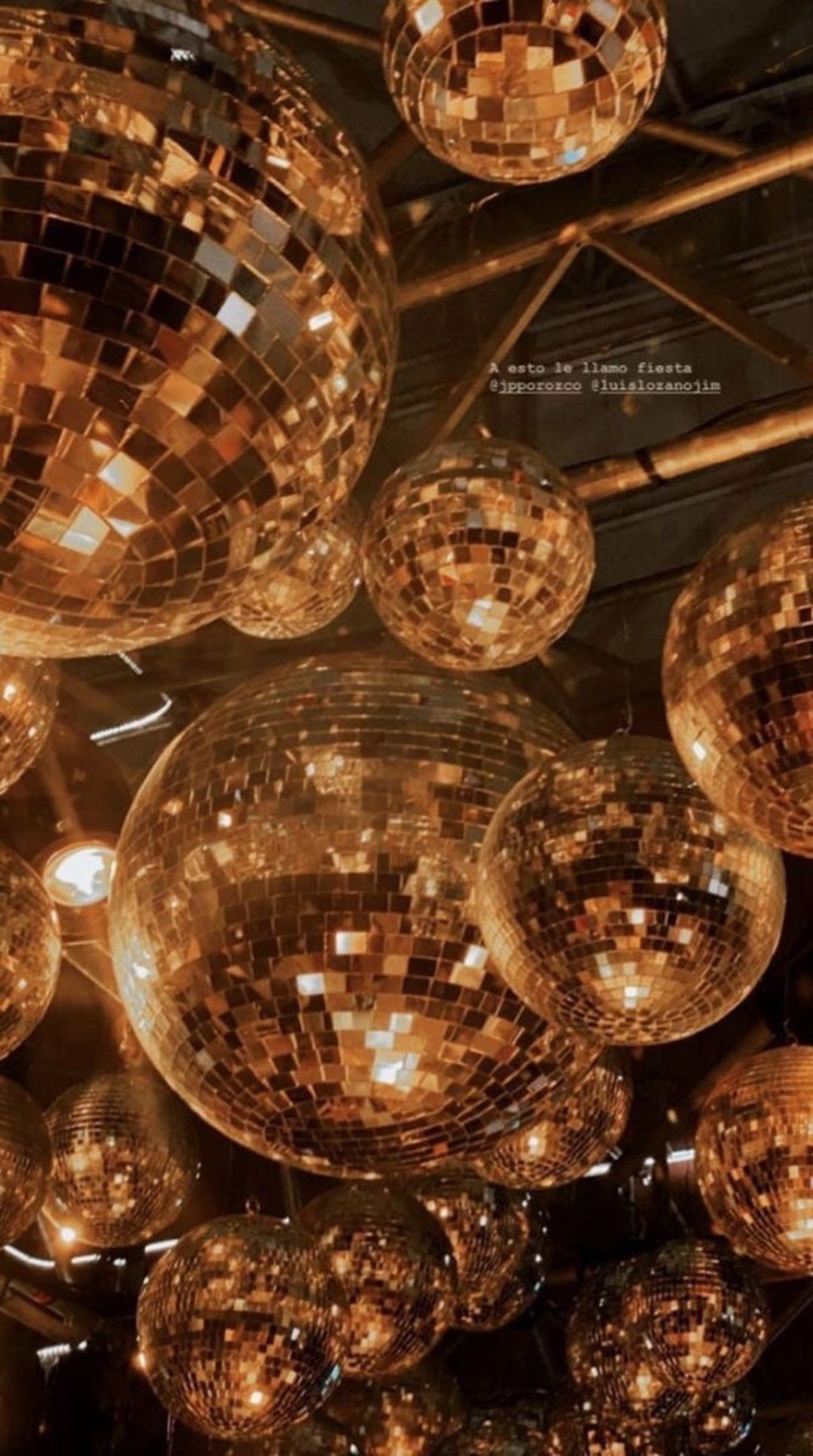 Set of 25 Mirror Gold Disco Ball Decor Disco Cowgirl Last Disco ...
