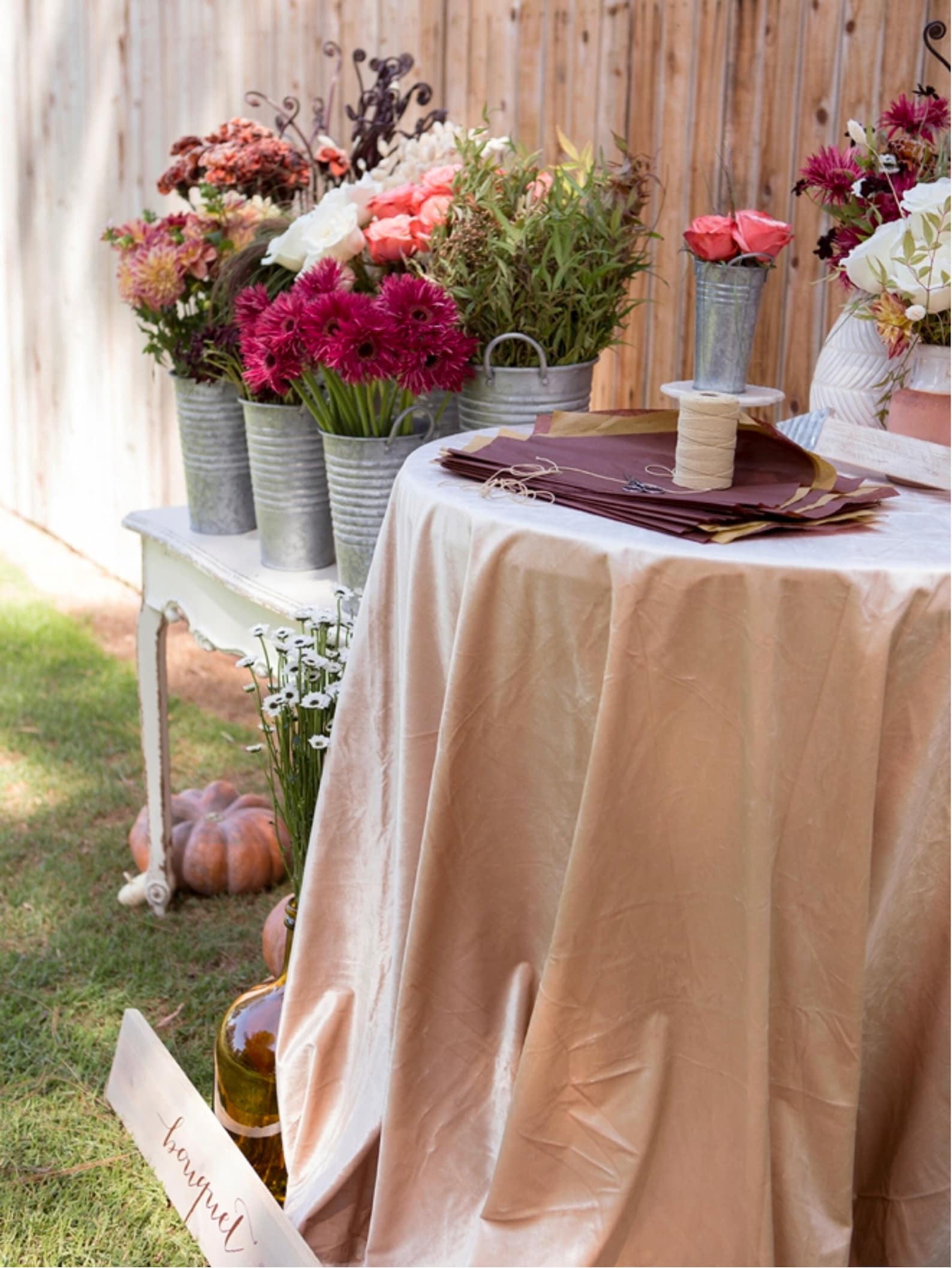 DIY Flower Bar Kit Bouquet Bar for Make Your Own Bouquet Station Bridal ...