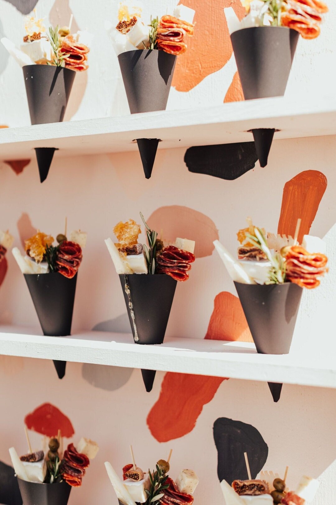 Charcuterie Paper Cup Cone and Toothpicks for Stand Holder Food Display ...