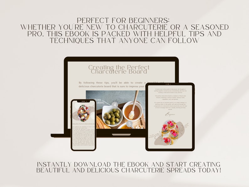 Charcuterie Board Book Digital Guide Template How to Create Individual ...