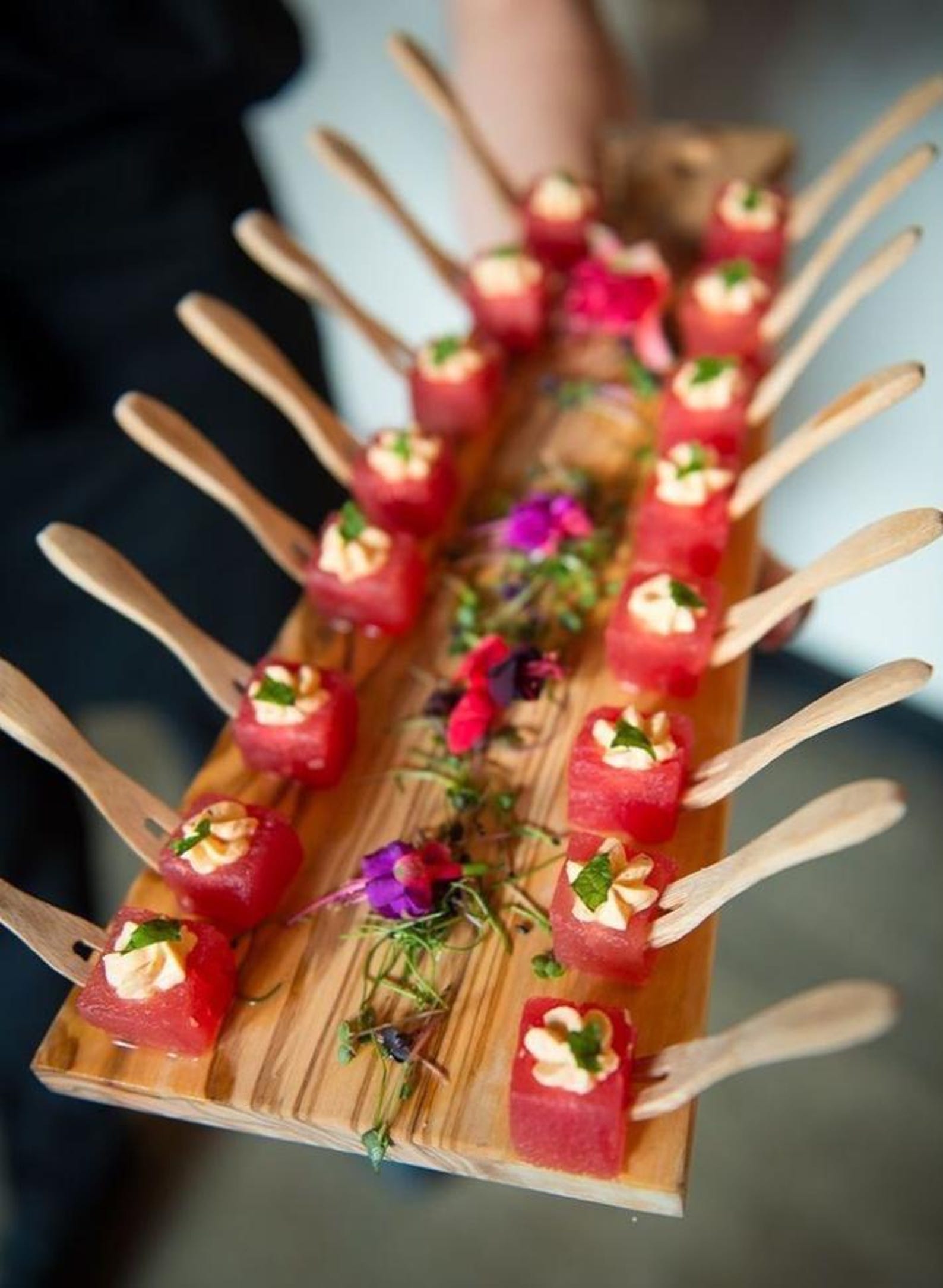 Appetizer Mini Wooden Forks for Catering Wedding Tasting Events Party ...