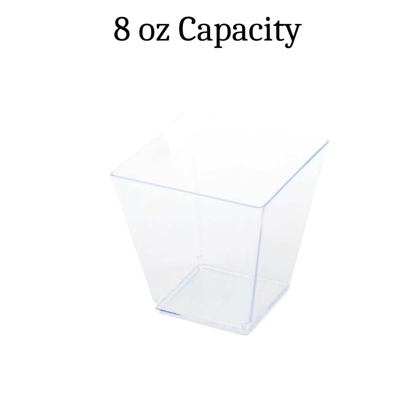 Salad Appetizer Cups Dressing Pipettes Mini Forks Set for Food Display ...