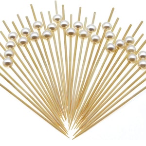 Pearl Toothpicks for Appetizers Charcuterie Food Display Mini Desserts ...