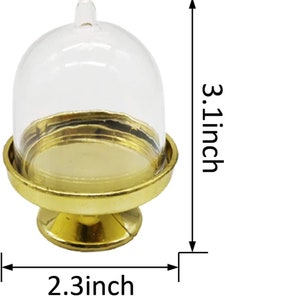Clear Mini Dome Stand Candy Dome W/clear Plastic Wedding Favors ...