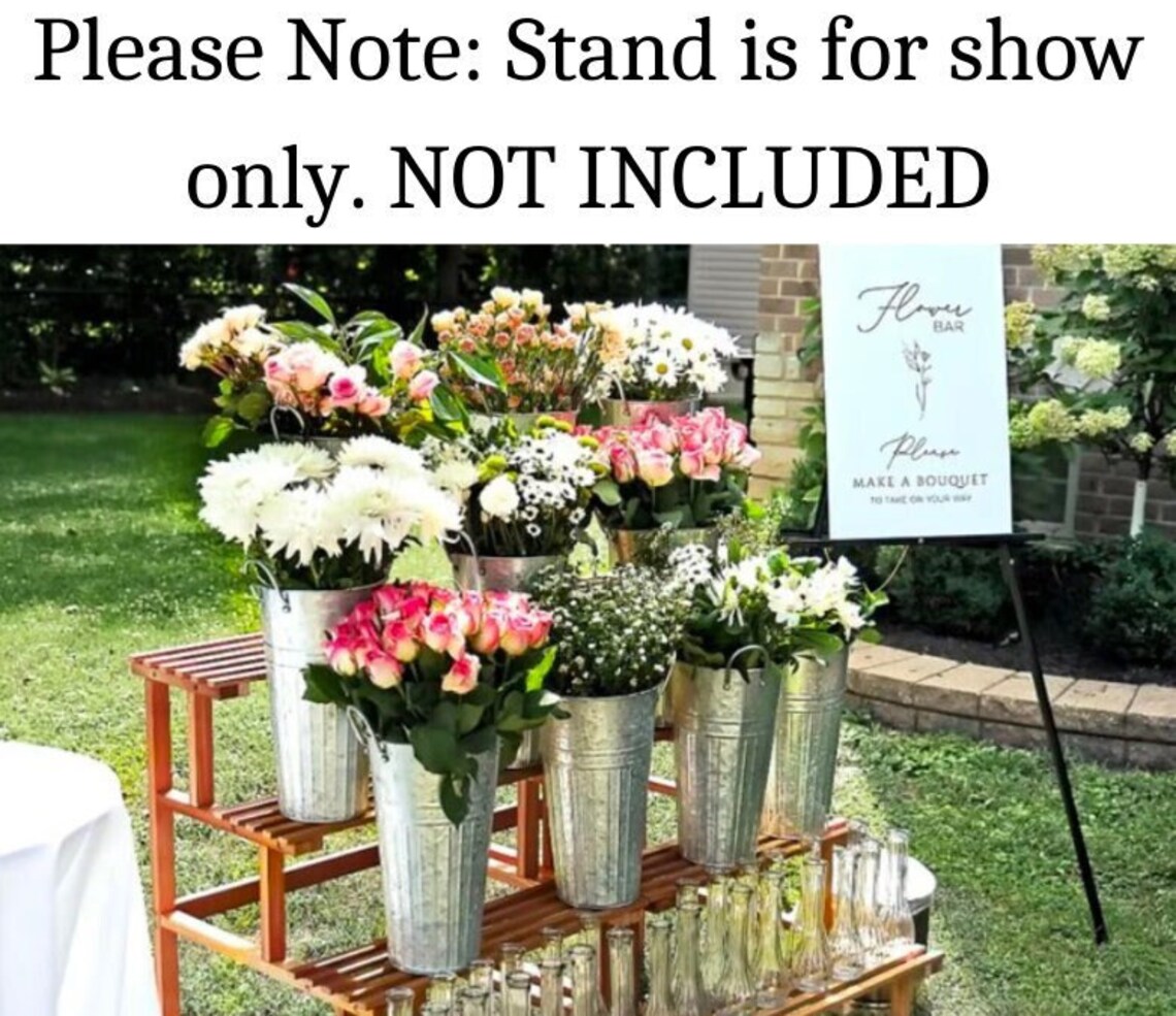 DIY Flower Bar Kit Bouquet Bar for Make Your Own Bouquet Station Bridal ...