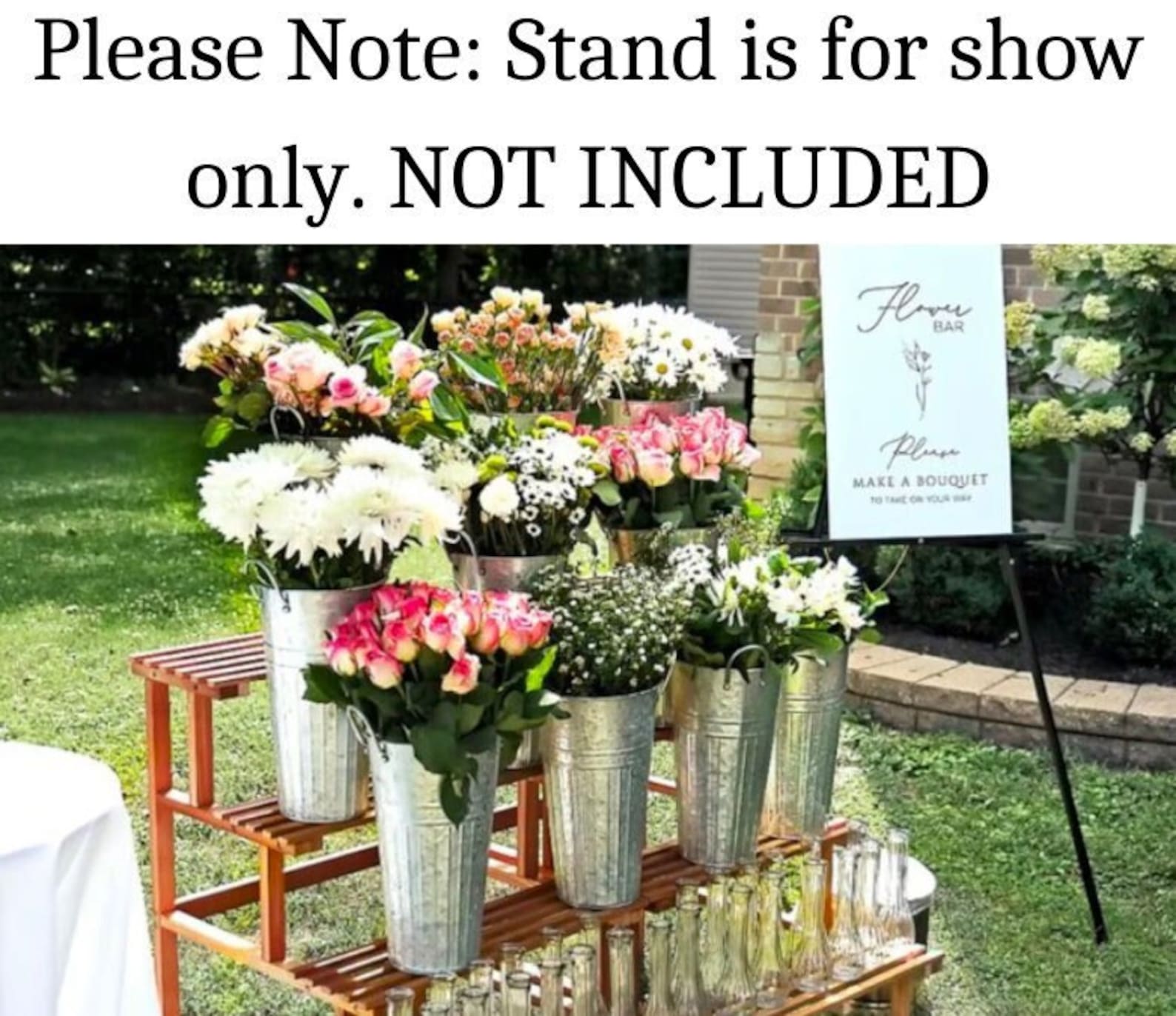 DIY Flower Bar Kit Bouquet Bar for Make Your Own Bouquet Station Bridal ...